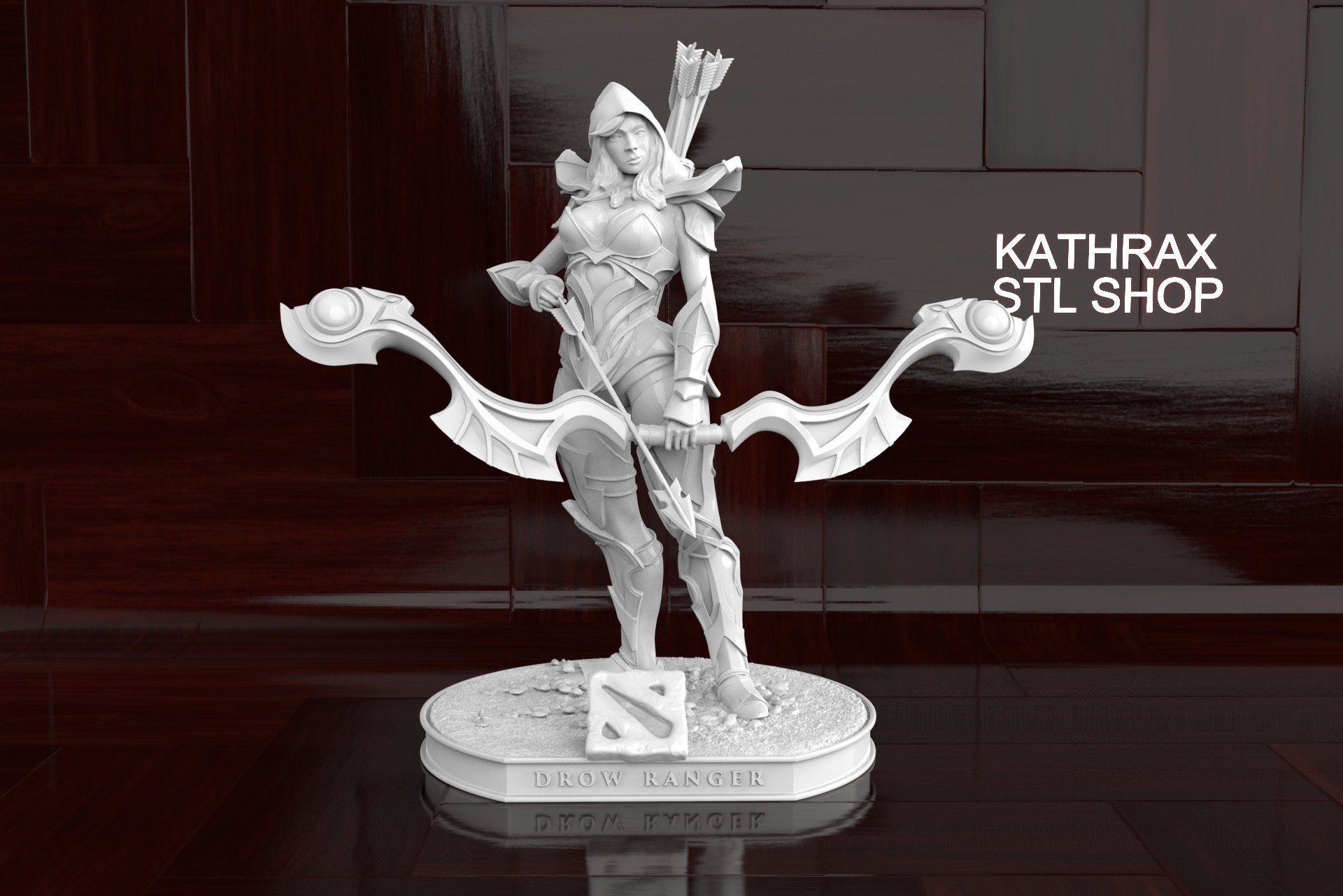 Drow Ranger Traxex Dota 2 3D Print STL File - Etsy Canada