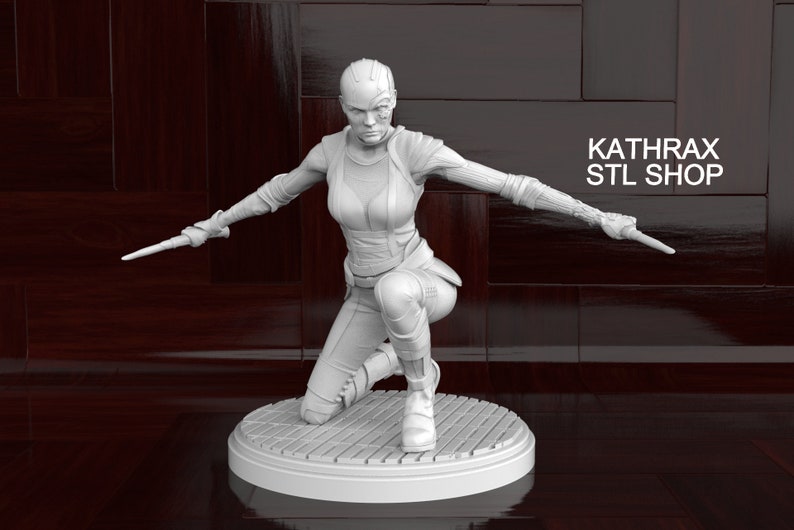 Nebula Daughter Of Thanos 3d Print Stl File Etsy