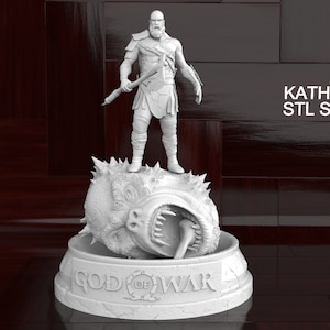 Kratos God of War 3D Print STL File - Etsy
