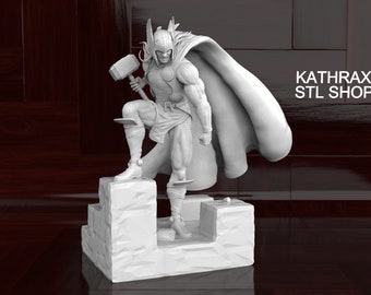 Marvel Thor Bust 3d Print Stl Files Resin Statue STL Files Great for ...