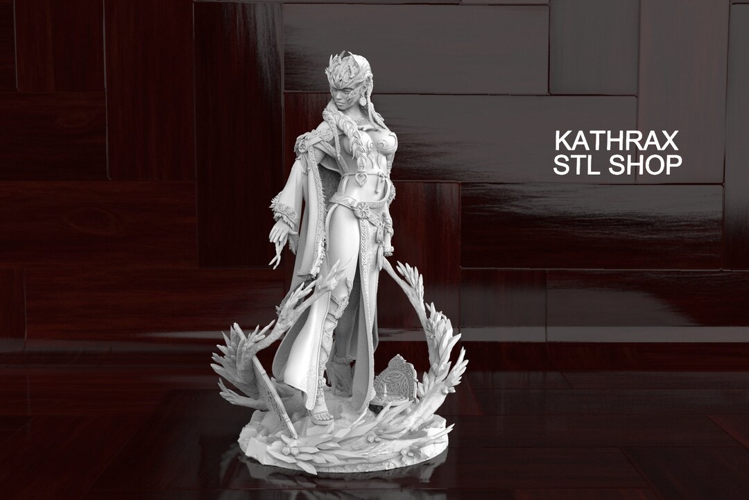 Female Cryomancer Mortal Kombat 3D Print STL File - Etsy