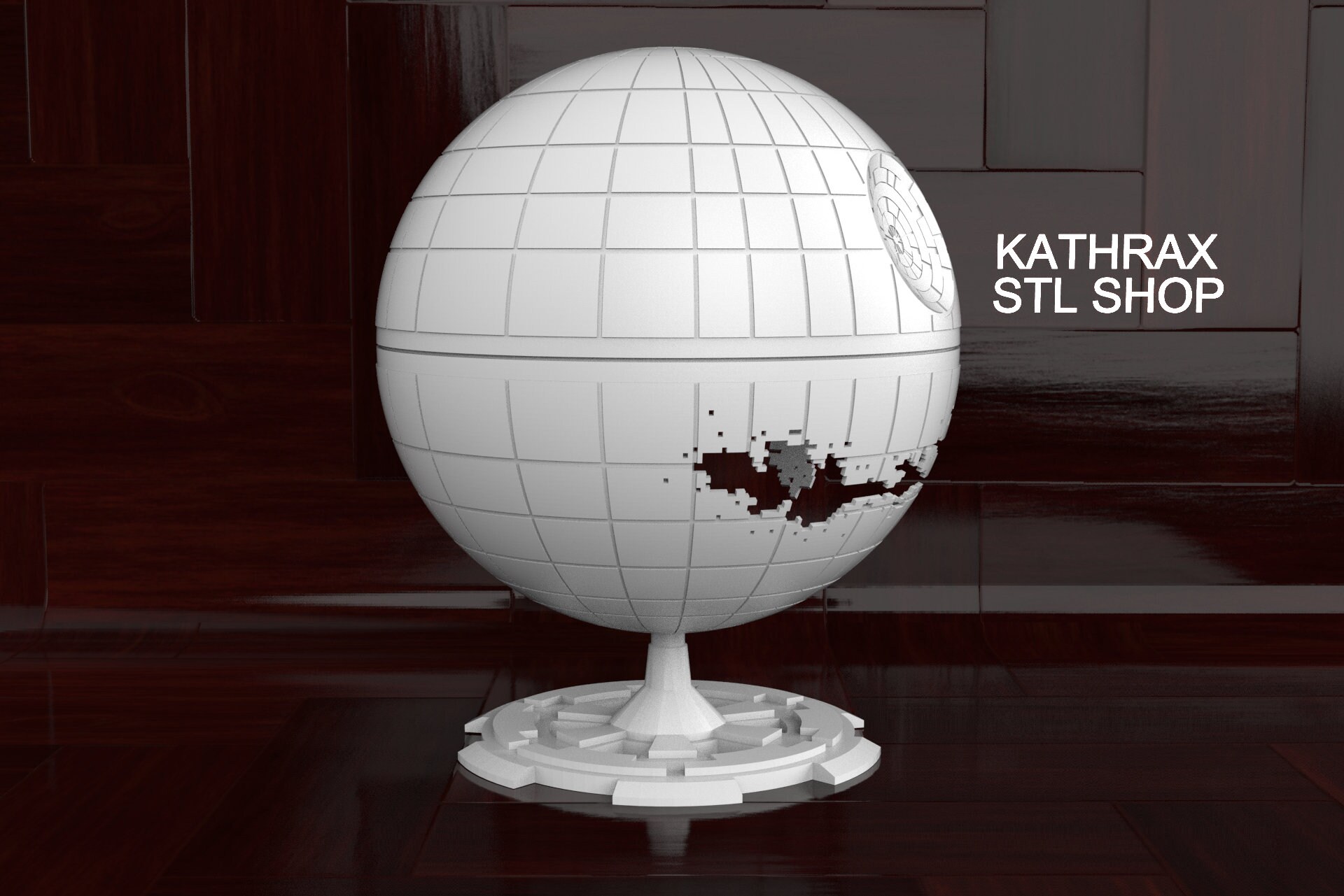 Death Star Star Wars 3D Print STL File - Etsy