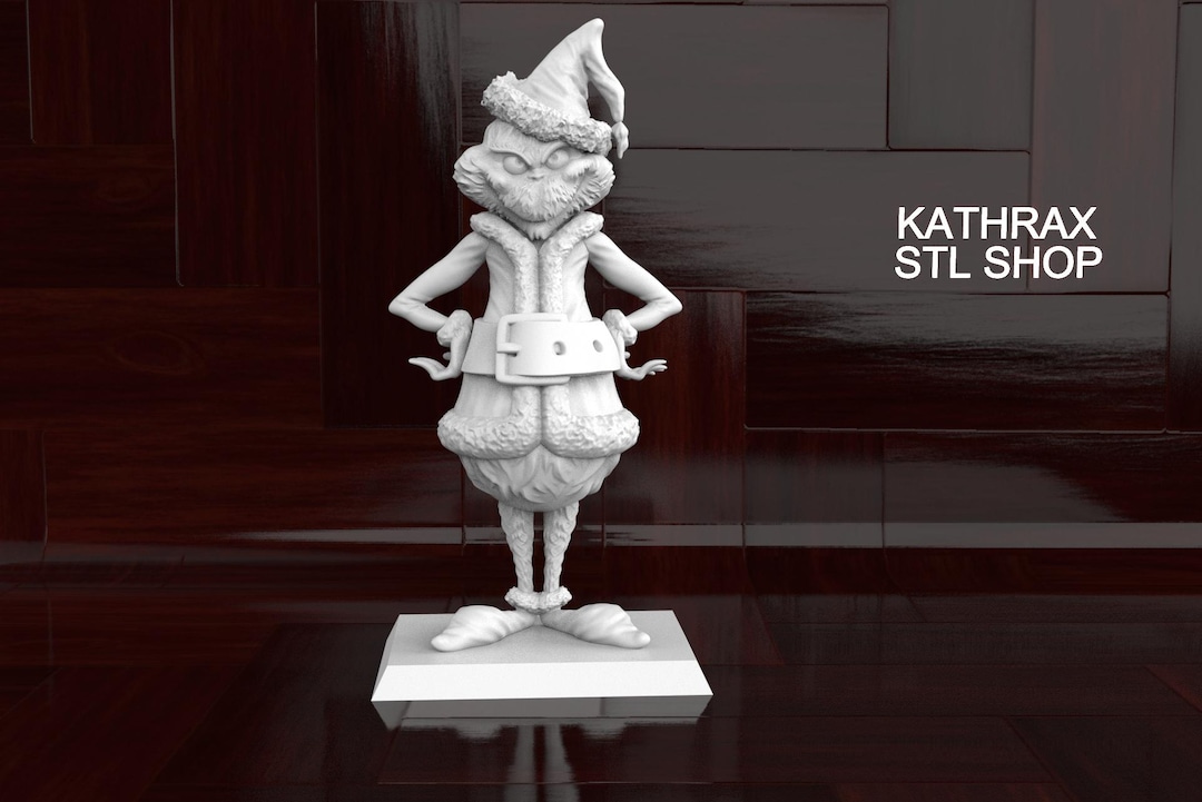 Grinch 3D Print STL File - Etsy