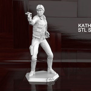 Han Solo Star Wars 3D Print STL File (Instant Download) - Etsy