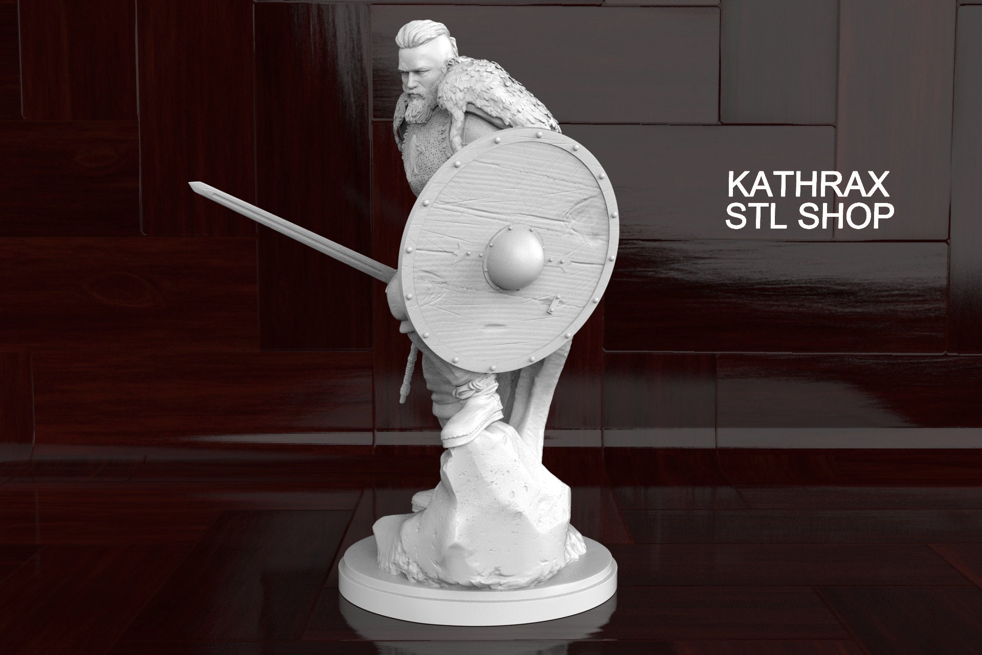 Ragnar Lodbrok Viking 3D Print STL File - Etsy UK