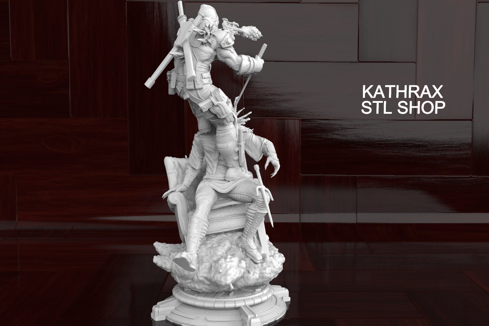 Deadpool 3D Print STL File - Etsy Australia