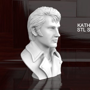Elvis Presley Bust 3D Print STL File - Etsy
