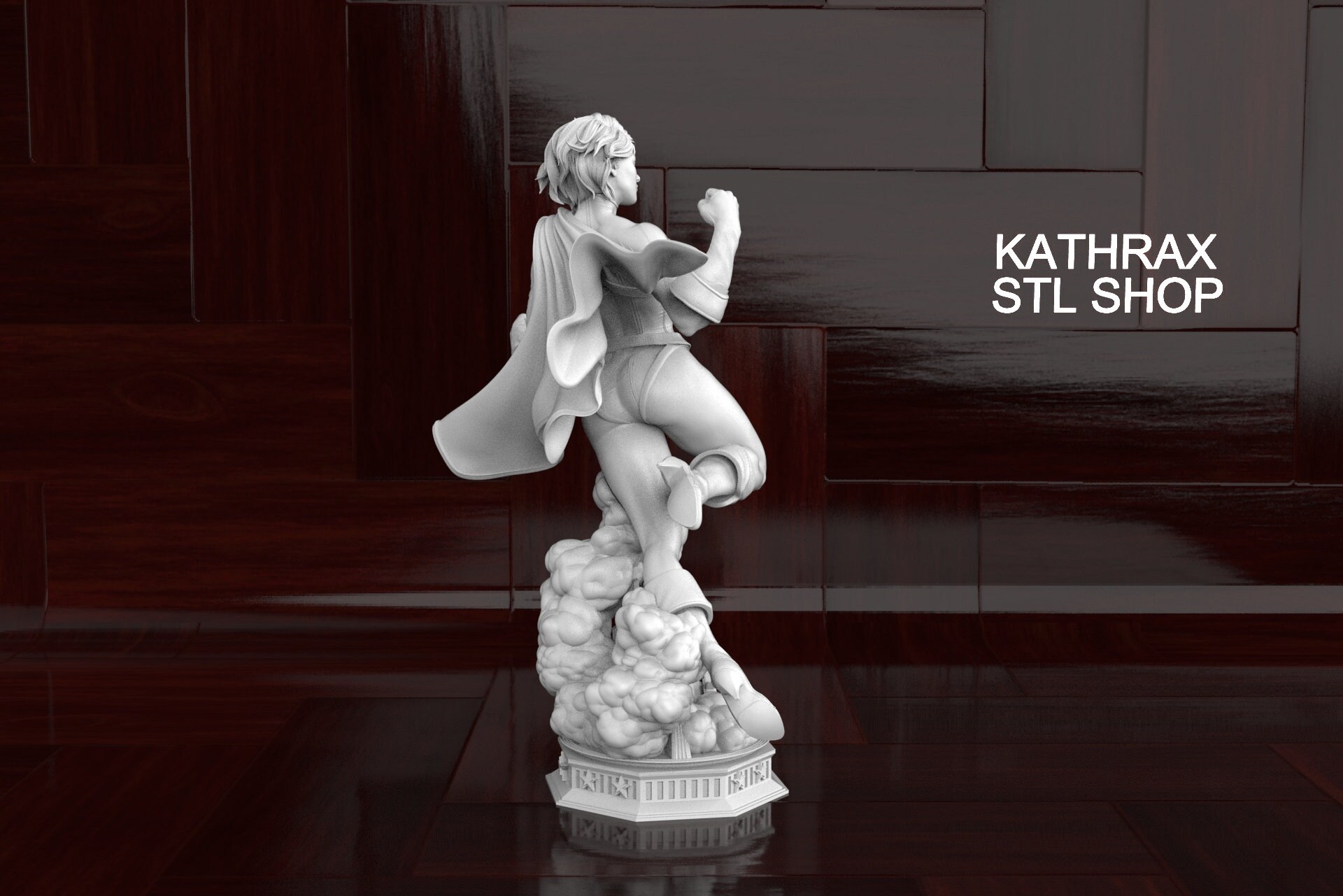 Power Girl 3D Print STL File - Etsy Australia