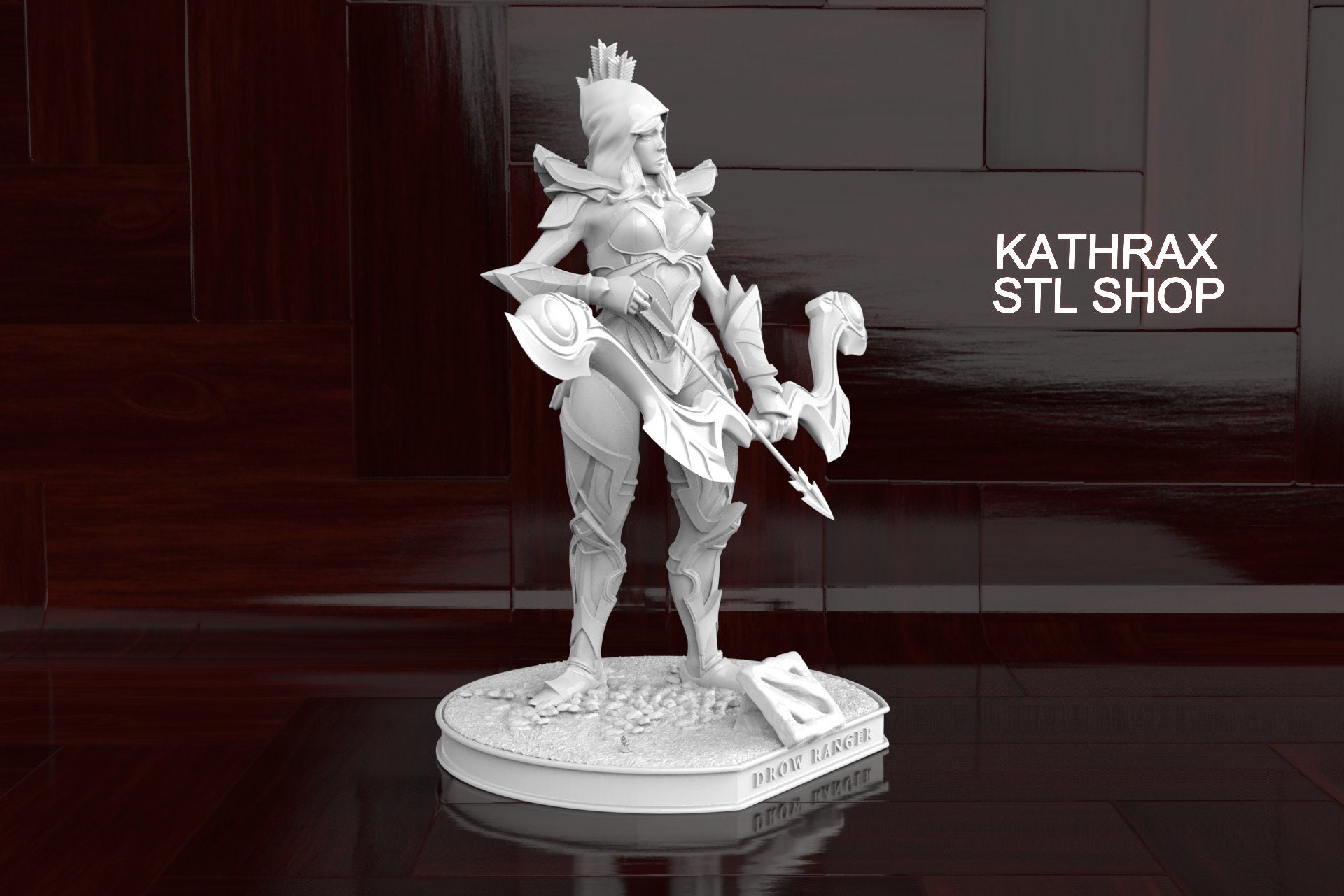 Drow Ranger Traxex Dota 2 3D Print STL File - Etsy Canada