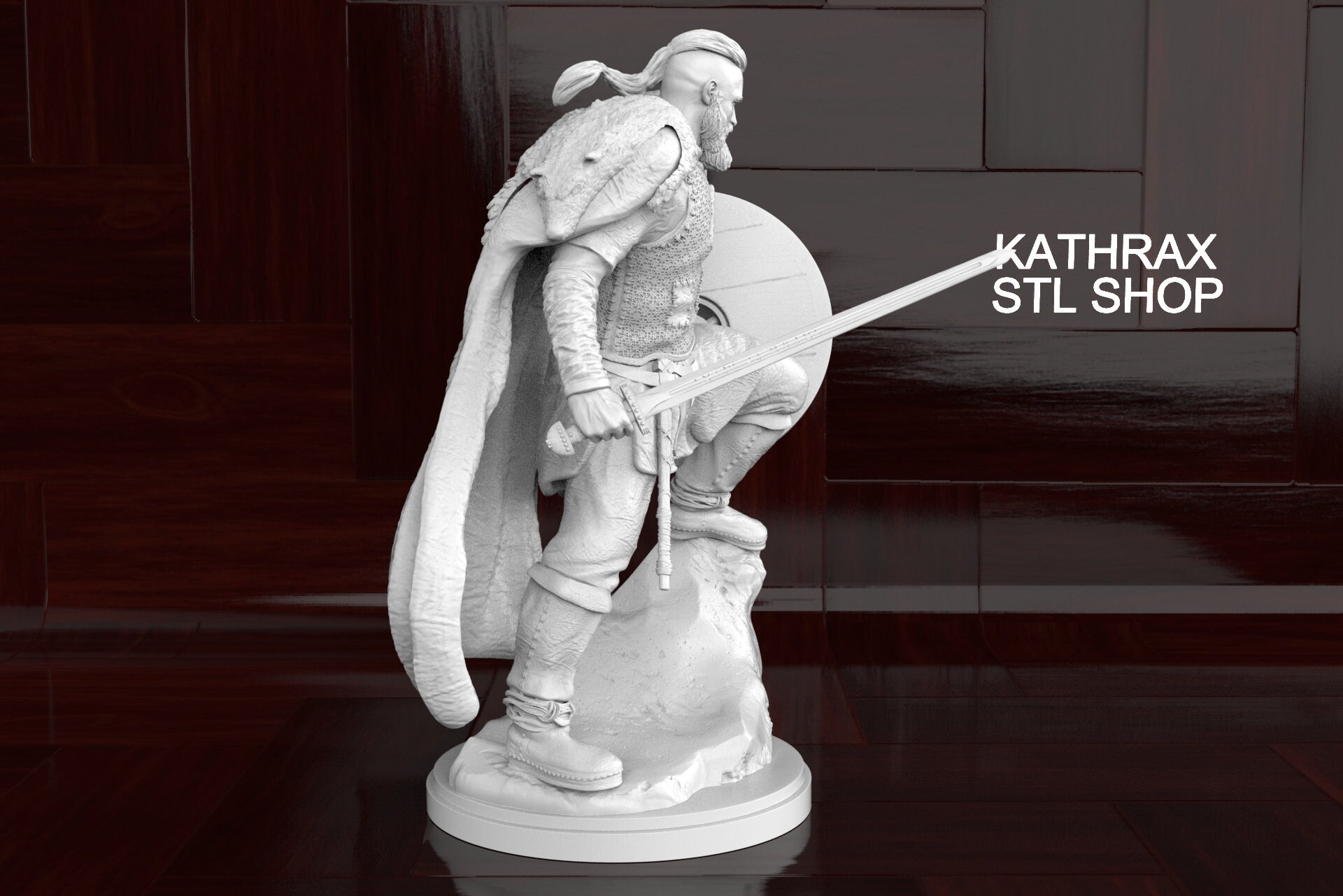 Ragnar Lodbrok Viking 3D Print STL File - Etsy Canada