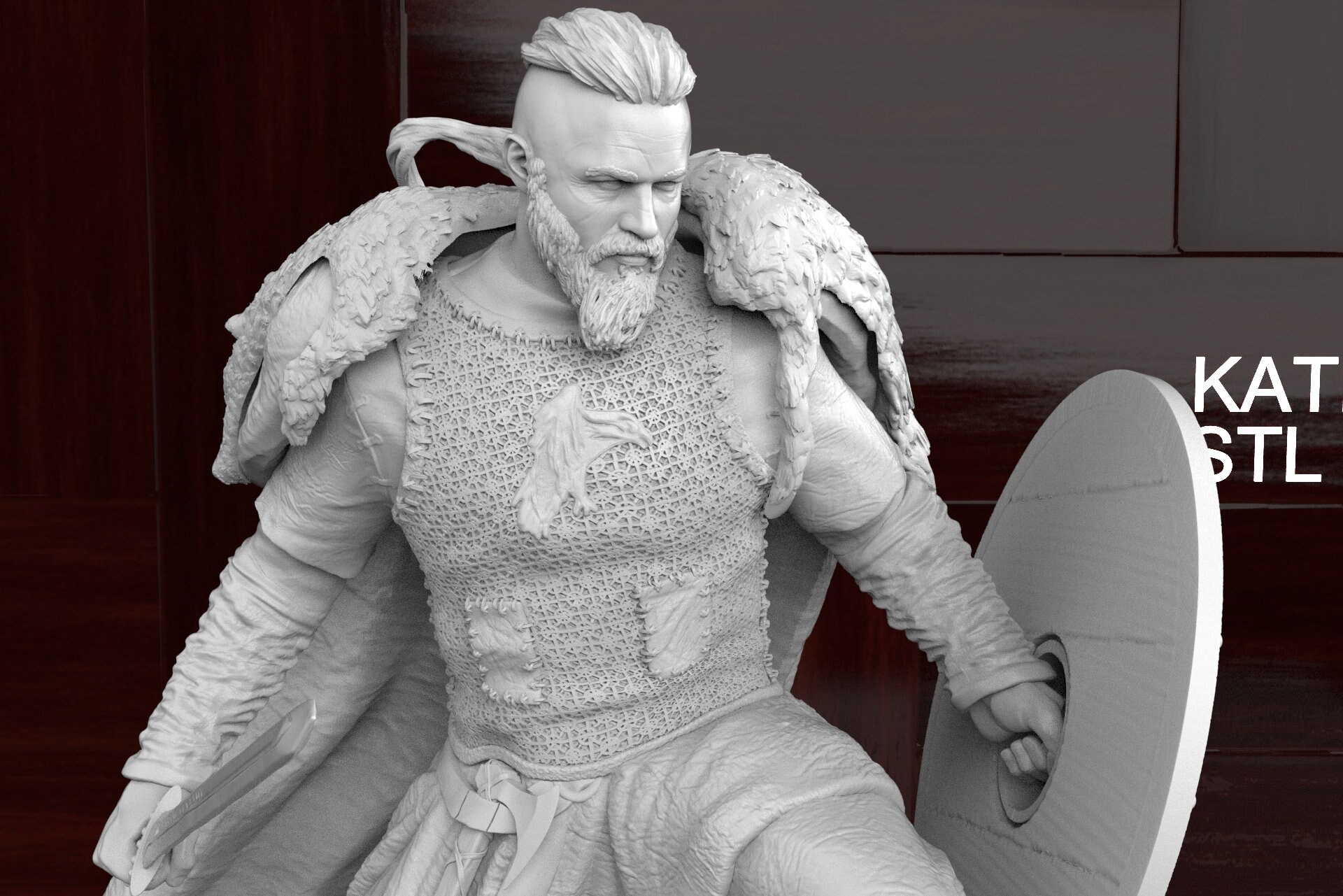 Ragnar Lodbrok Viking 3D Print STL File - Etsy Canada