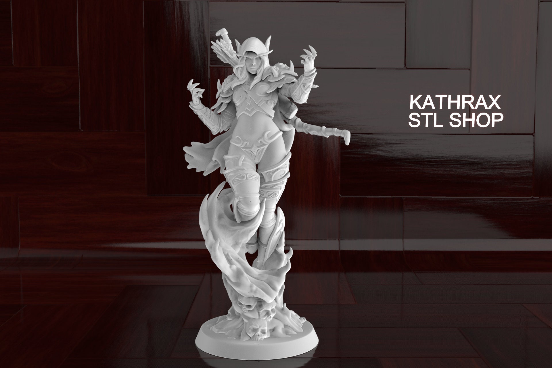 Sylvanas Windrunner 3D Print STL File - Etsy Canada