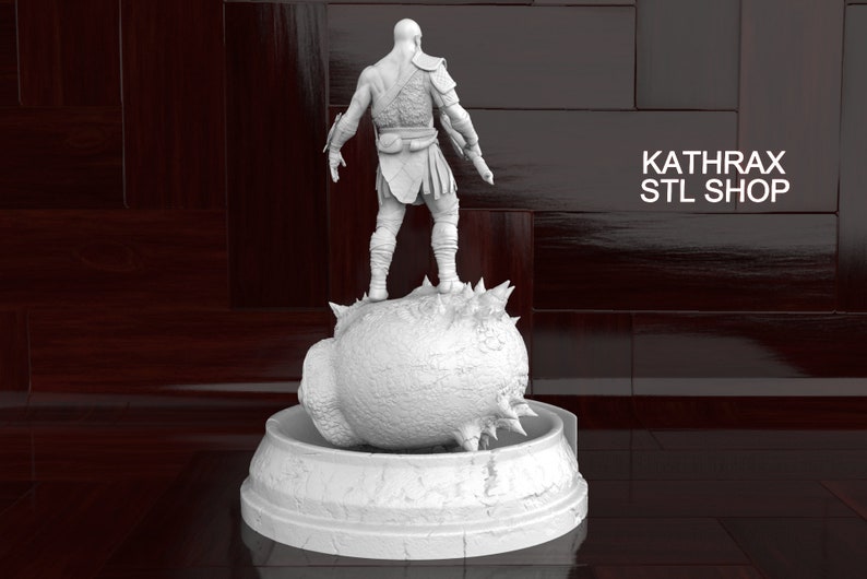 Kratos God of War 3D Print STL File - Etsy