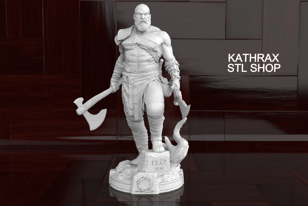 Kratos God of War 3D Print STL File - Etsy UK