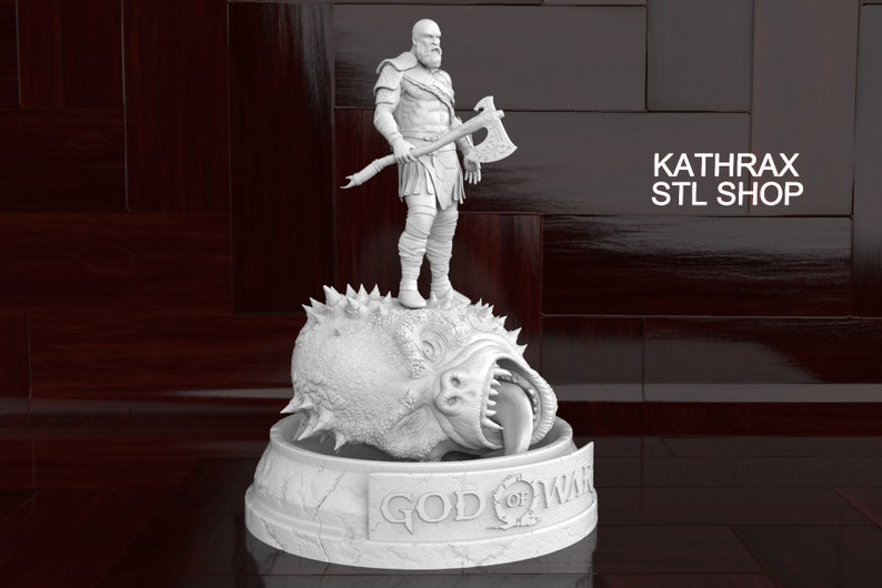 Kratos God of War 3D Print STL File - Etsy