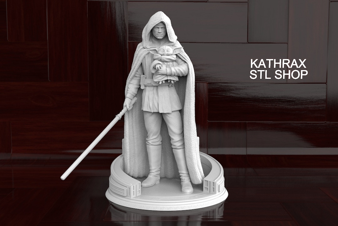 Luke Skywalker Star Wars 3D Print STL File - Etsy