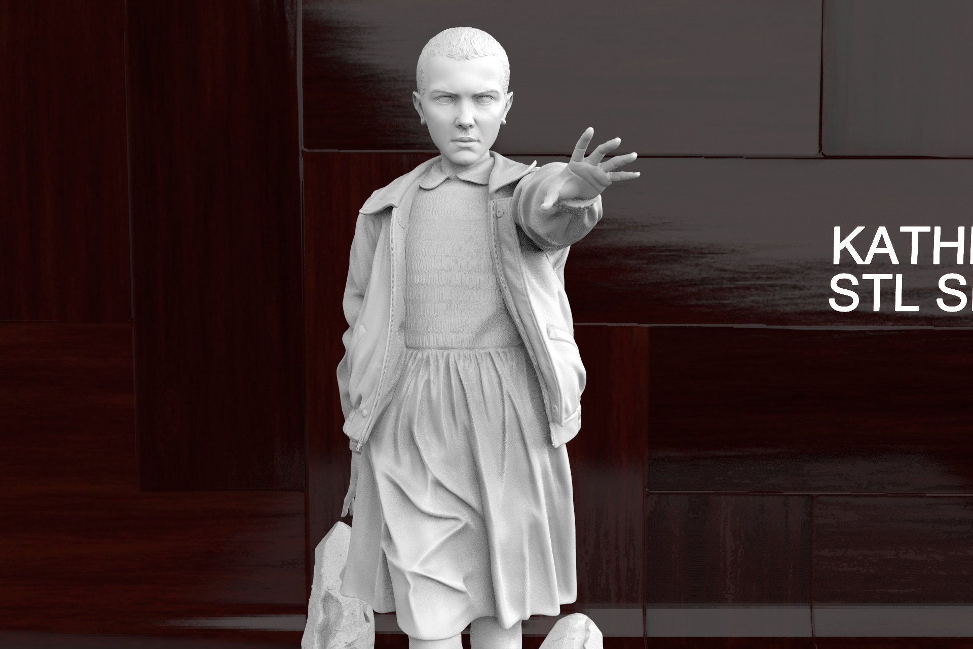 Eleven From Stranger Things 3D Print STL File - Etsy UK