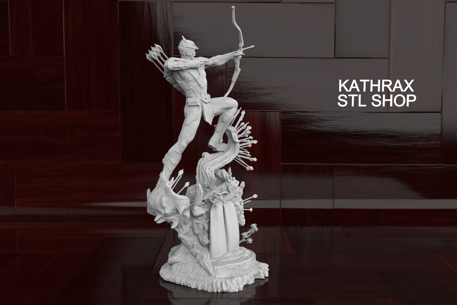 Green Arrow 3D Print STL File - Etsy