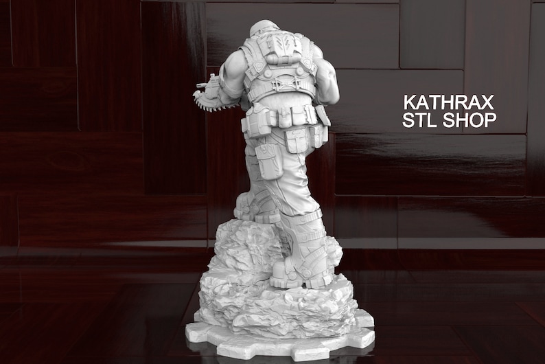 Marcus Fenix Gears of War Impresión 3D Archivo STL - Etsy México