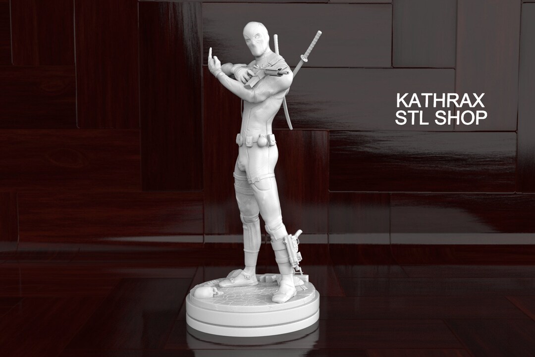 Deadpool Statue 3D Print STL File - Etsy