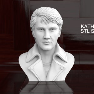 Elvis Presley Bust 3D Print STL File - Etsy