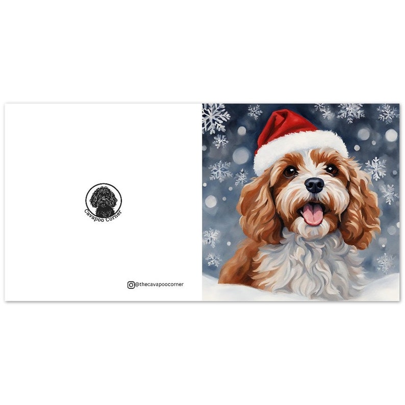 Ruby Cavapoo Christmas Cards Pack of 10 Greeting Cards With Standard ...