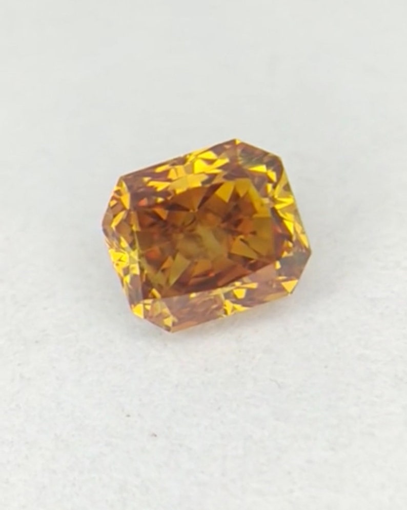 Rare Fancy Vivid Golden Yellow Natural Diamond - Etsy