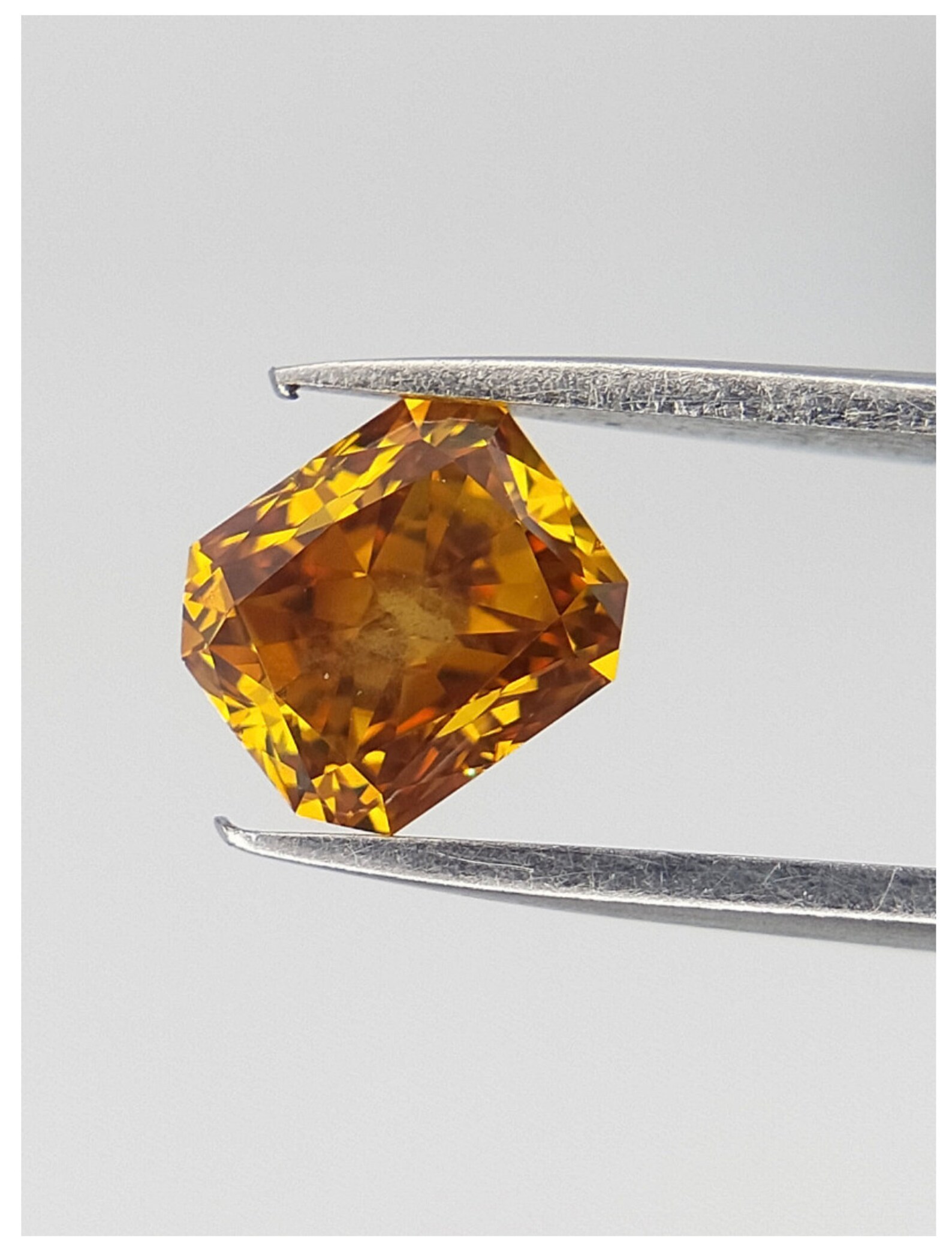 Rare Fancy Vivid Golden Yellow Natural Diamond - Etsy