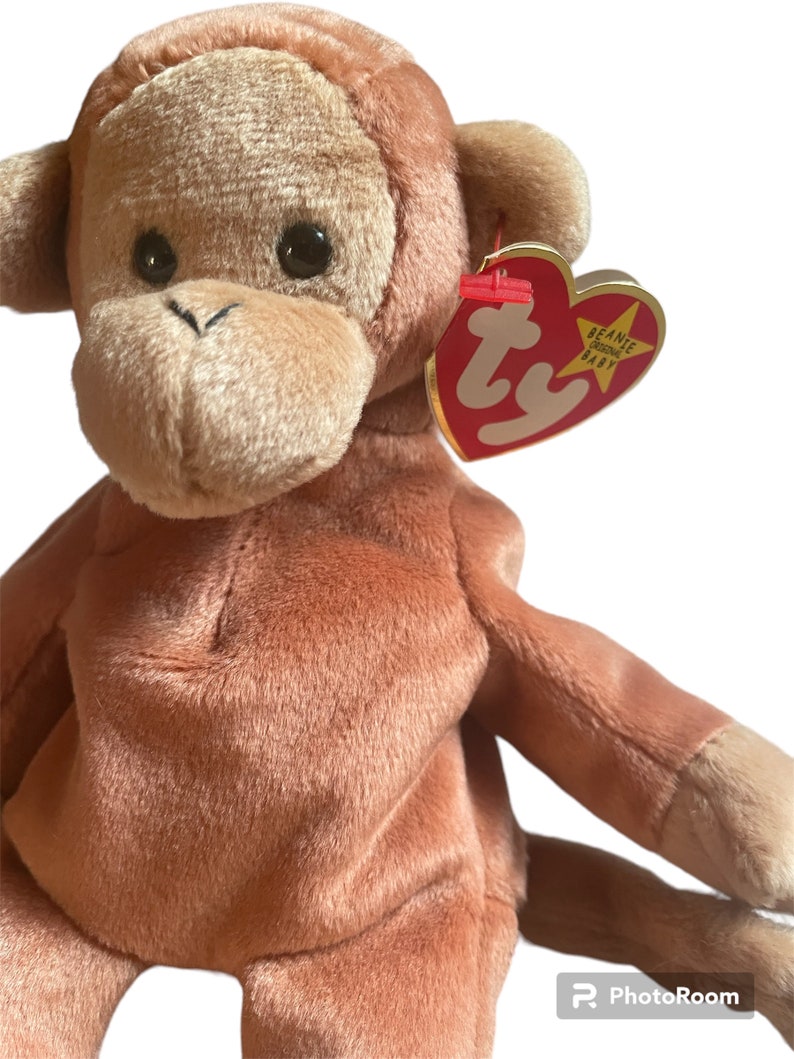 TY Beanie Baby Collection Retired 1995 Bongo the Monkey Collectible ...