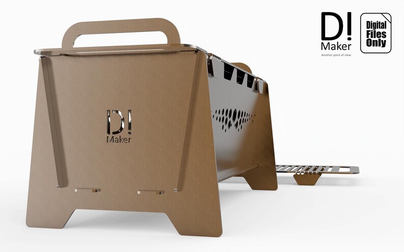 Detachable BBQ Grill, Barbecue, Grill, CNC Plasma, Dxf, Svg, Pdf ...