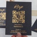 Foil QR Code RSVP Card: Modern Wedding Response, Gold, Rose Gold ...
