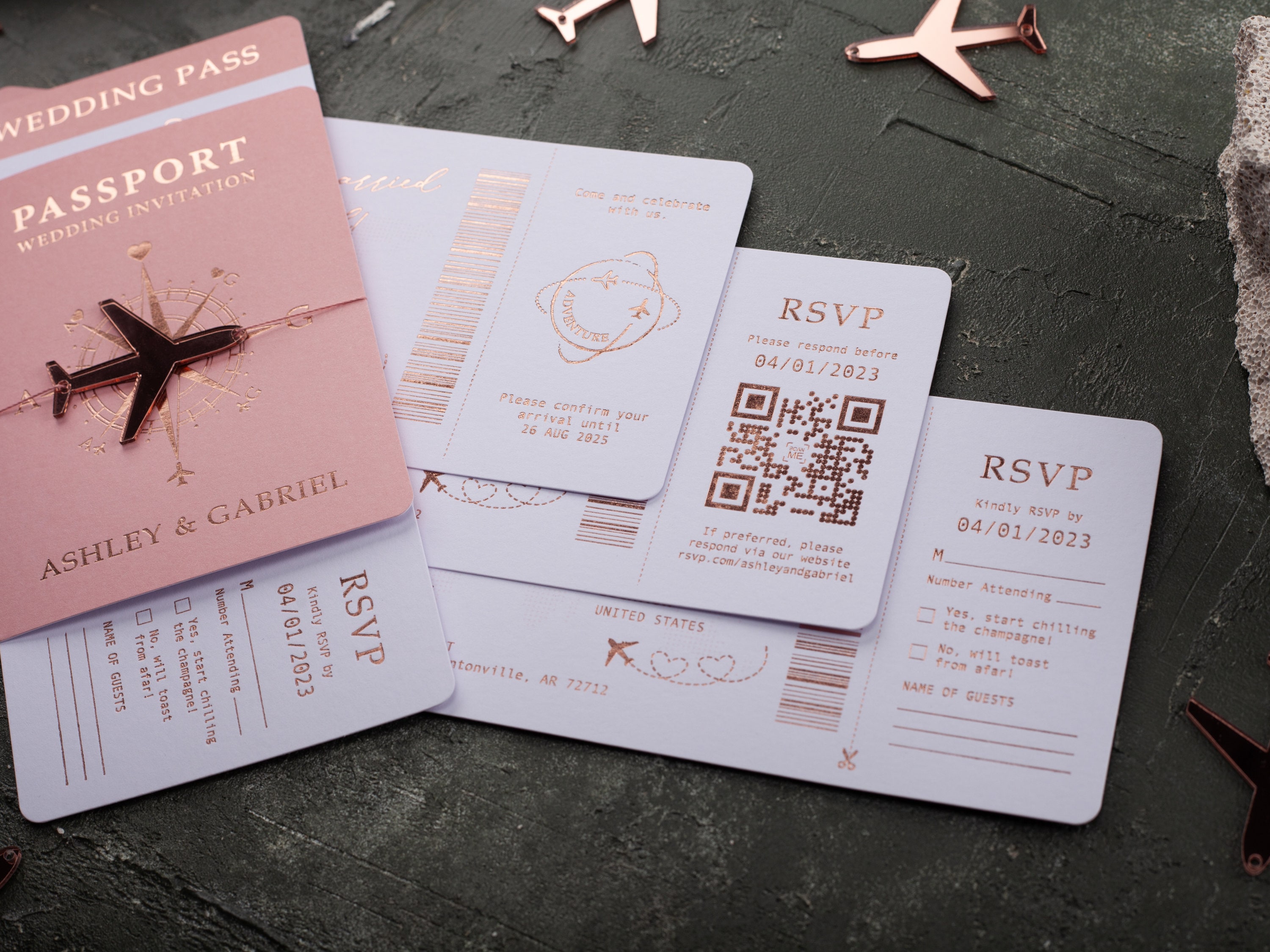 Canadian Passport Wedding Invitations Passport Wedding Invitations