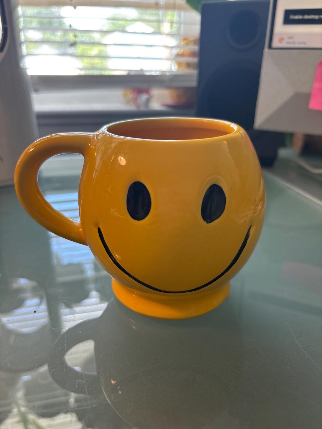 Vintage Mccoy Smiley Face Mug Positive Thoughts Happy - Etsy