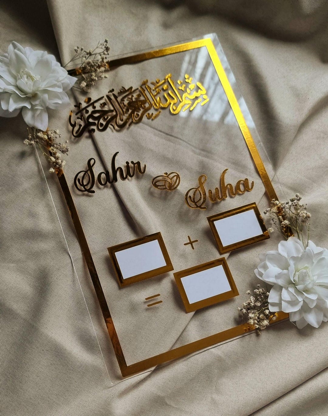 Nikah Nikkah Zertifikat Urkunde Finger Abdruck - Etsy UK