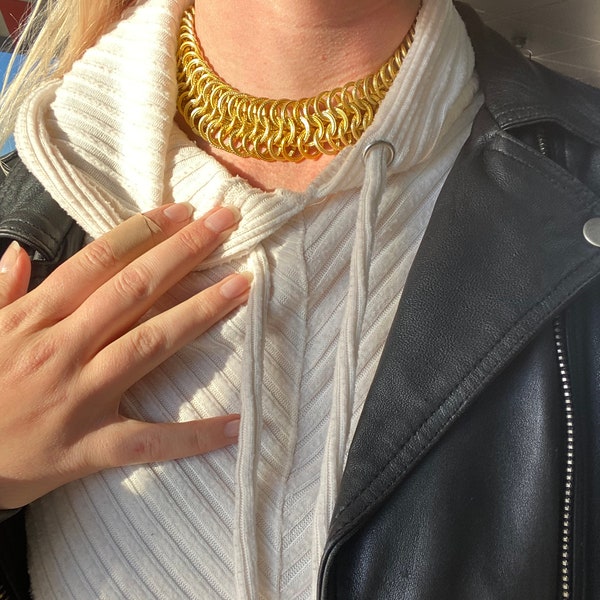 Chainmail Necklace - Etsy