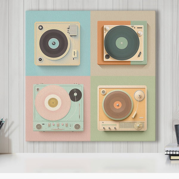 Record Player Art - Etsy