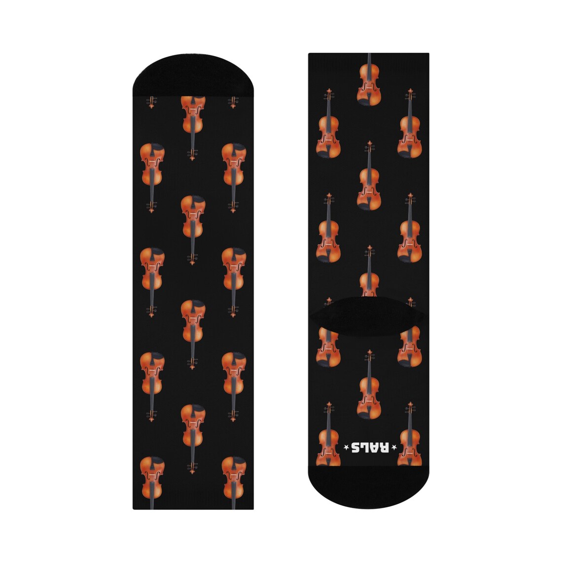 Violin Crew Socks | Unique Classical Orchestra Gift for Music Lovers ...