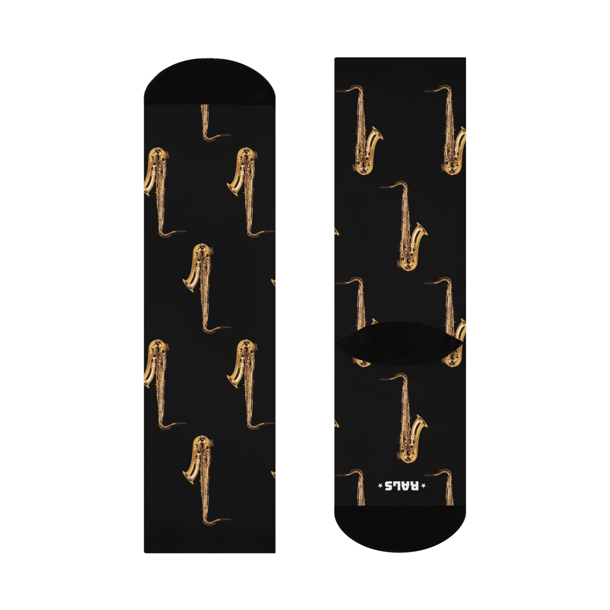 Tenor Saxophone Crew Socks | Unique Classical Orchestra Gift for Music ...