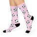 Soccer Ball Crew Socks (pink) - Etsy
