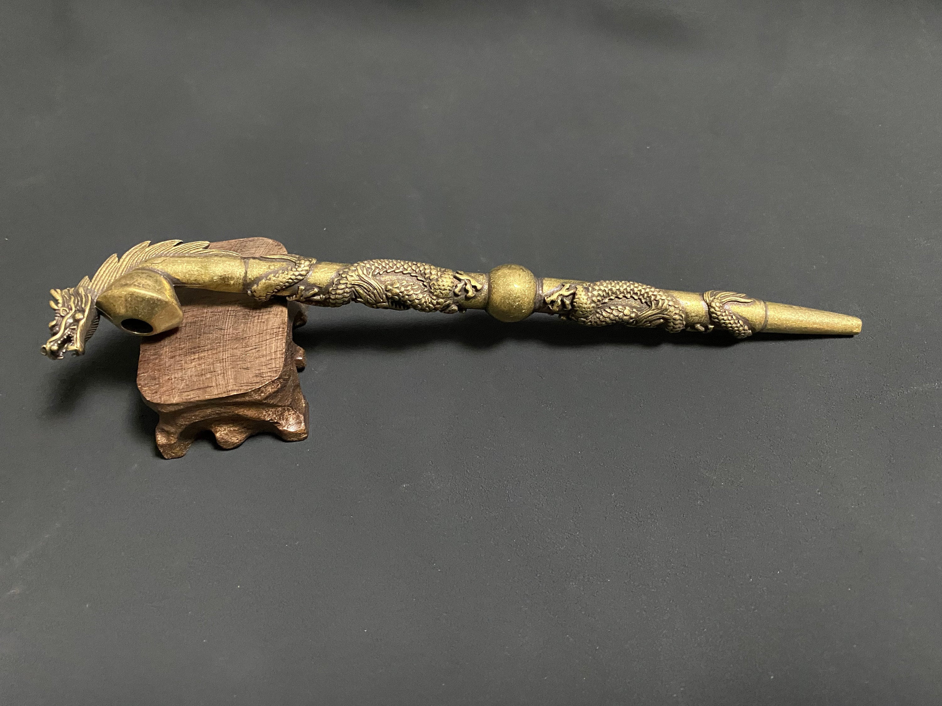 Brass Dragon Tobacco Pipe Handmade Smoke Pipe Antique - Etsy