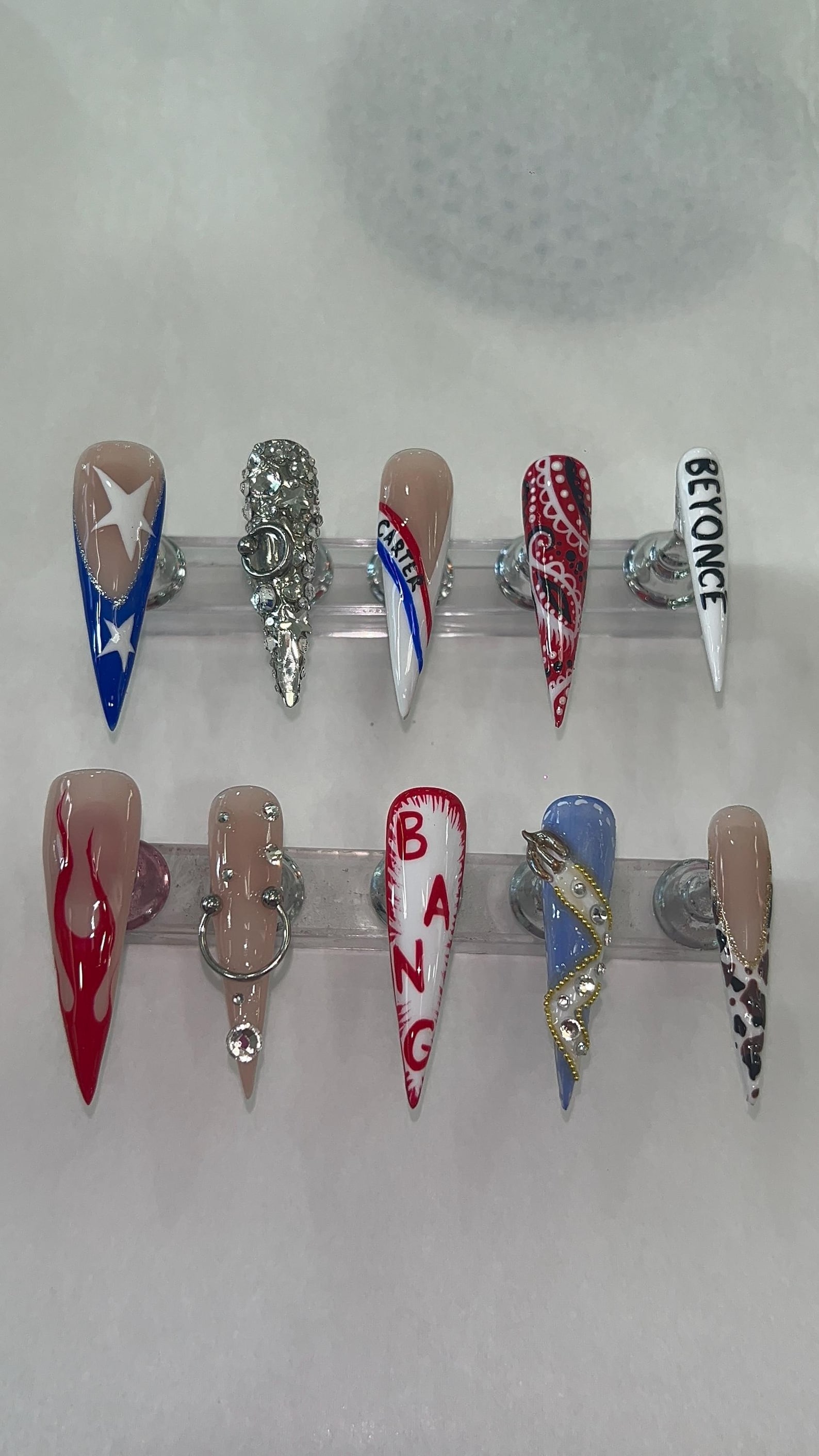 Cowboy Carter Freestyle Nails - Etsy