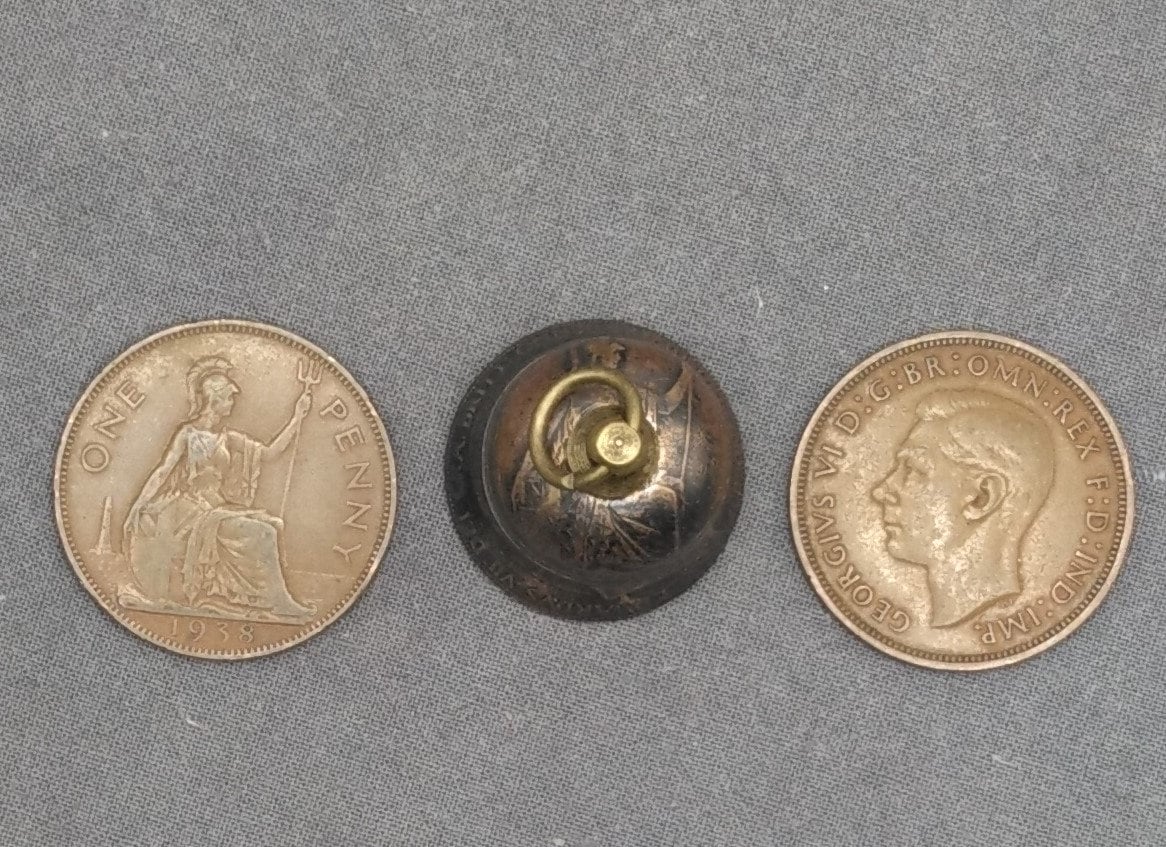 English Penny Coin Bell / Gremlin Bell - Etsy