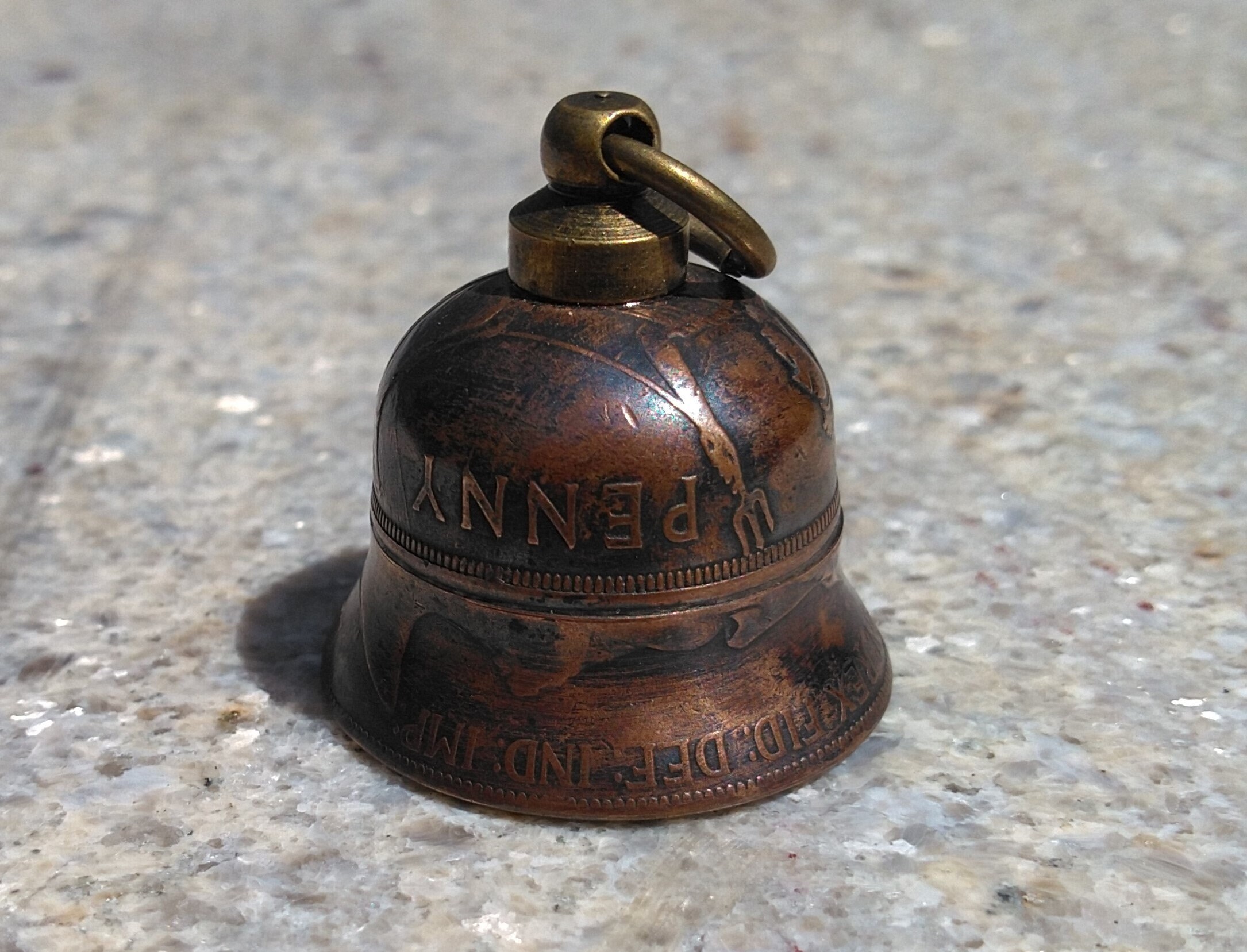 English Penny Coin Bell / Gremlin Bell - Etsy