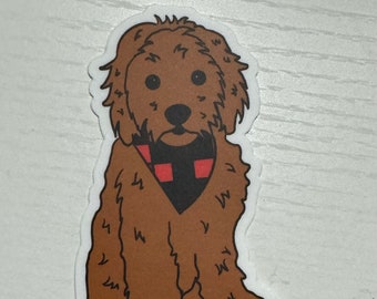 Labradoodle Sticker, Golden Doodle Sticker Decals - Etsy