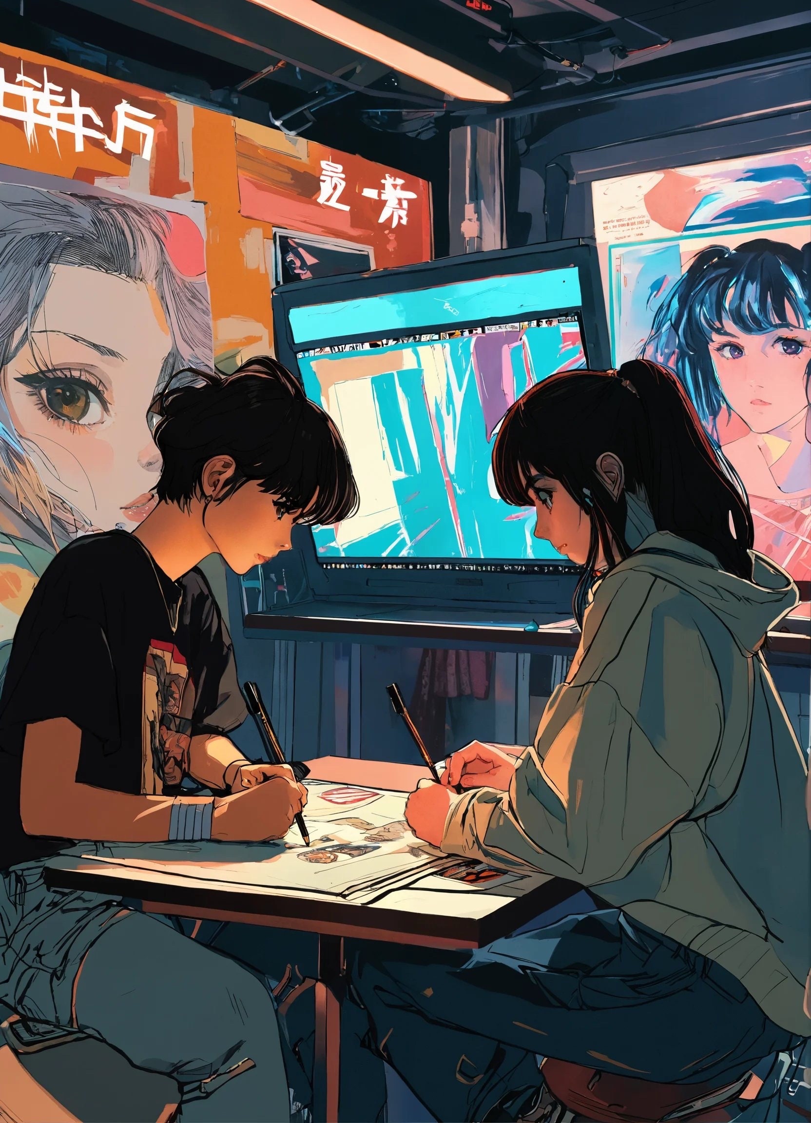 Experience the Intersection of Art and Technology, Where Vibrant Colors ...