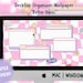 Desktop Icon Organizer Retro Pink | MacBook Wallpaper Organizer | Pink ...