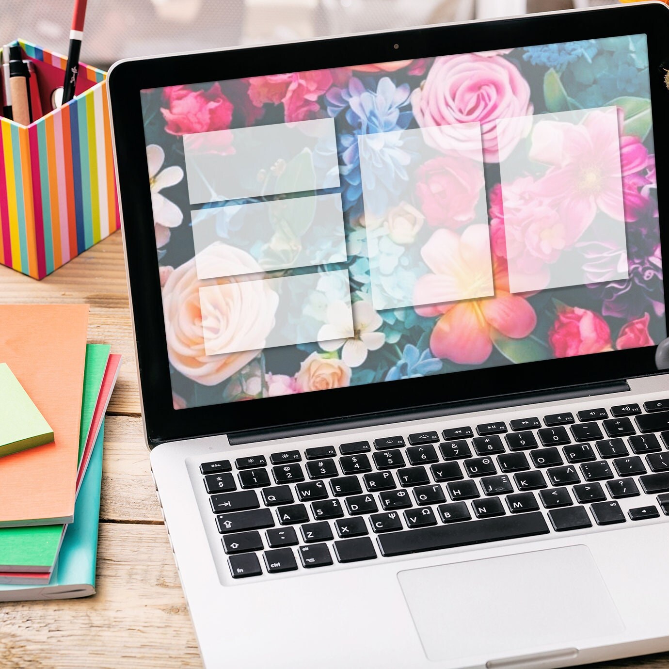 Floral Desktop Wallpaper Organizer 2024 | Laptop Wallpaper Organizer ...
