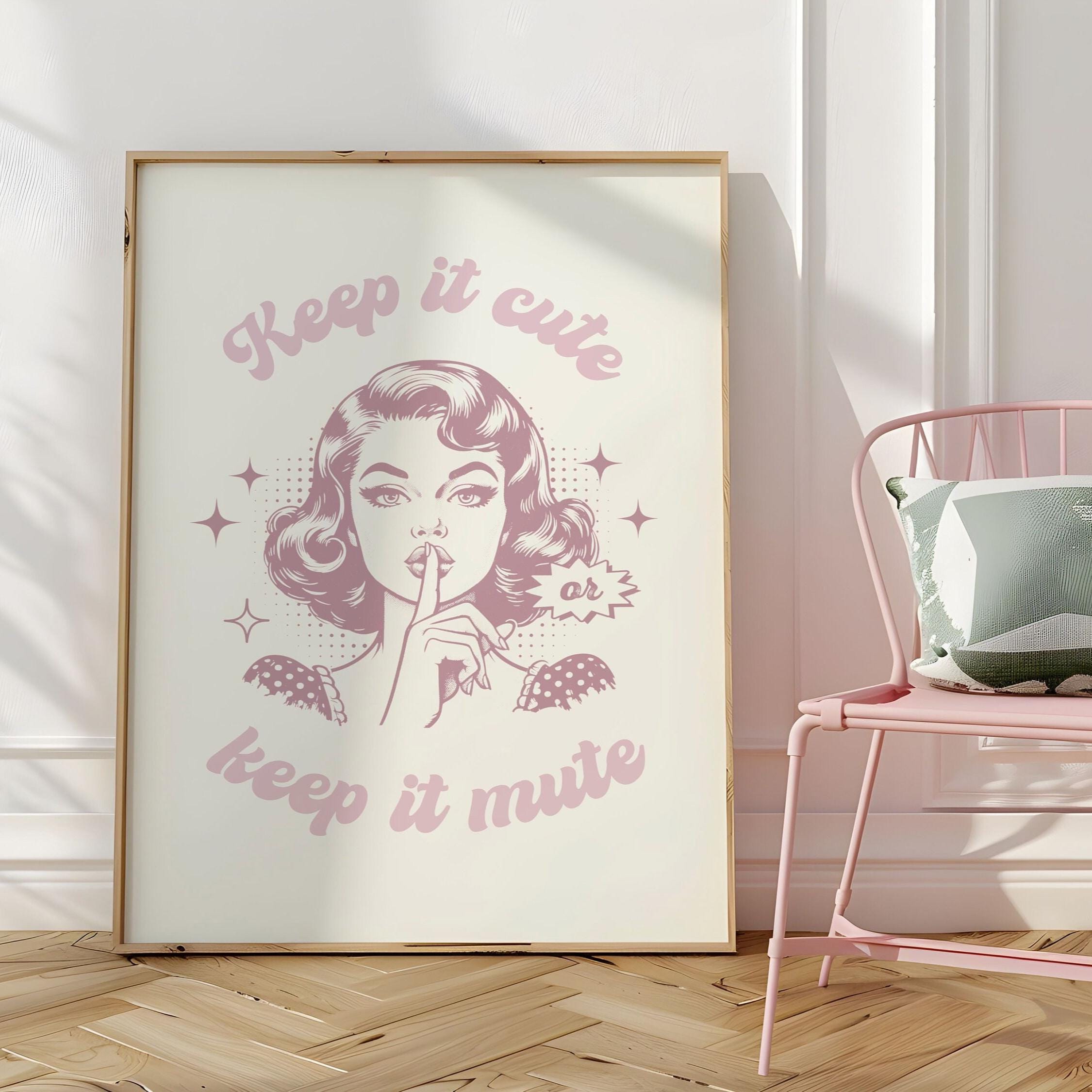 Retro Pin up Girl Printable Wall Art | Sexy Pin up Wall Print | Pinup ...