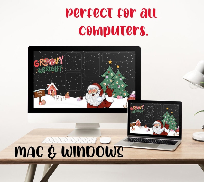 Funny Christmas Laptop Desktop Wallpaper | MacBook Wallpapers | Desktop ...