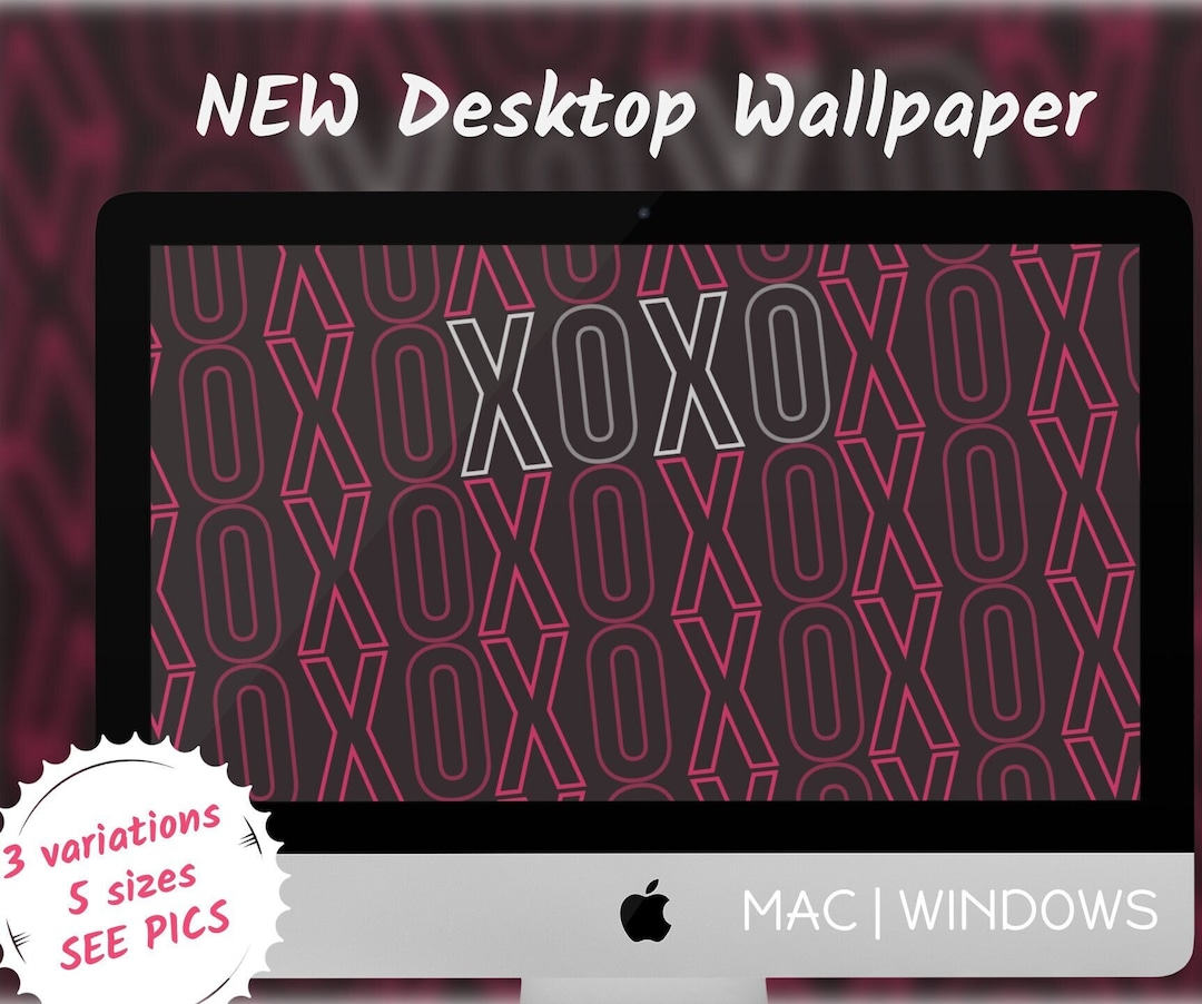 Xoxo Desktop Wallpaper Organizer | Desktop Aesthetic | Computer ...